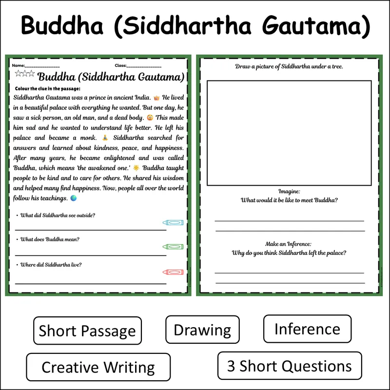Gautama Buddha Word Search Puzzle Worksheet Activity PDF — Free ...