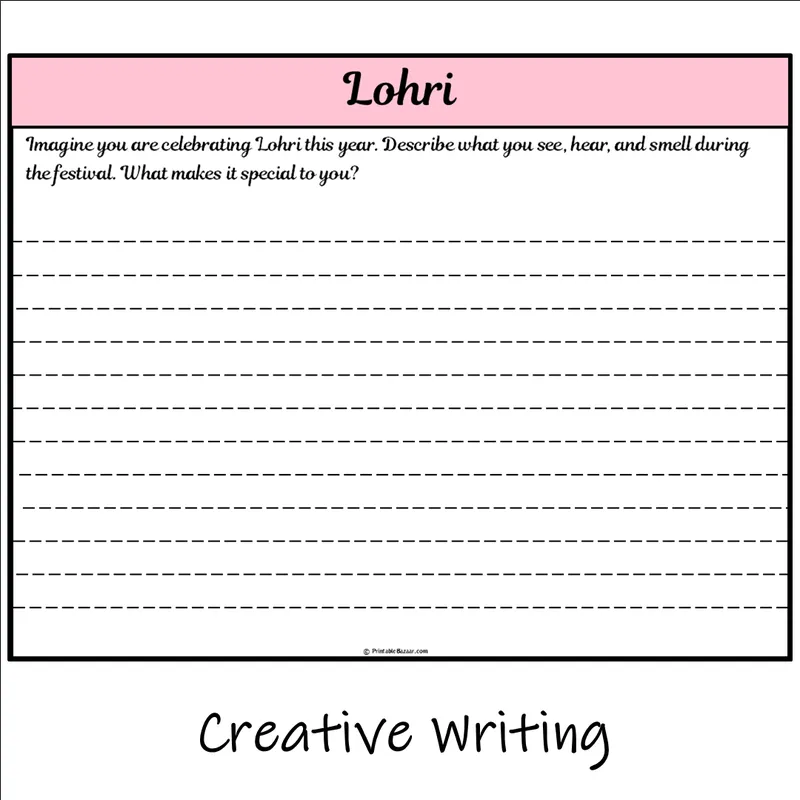 Lohri | Main Idea and Supporting Details Reading Passage and Questions ...