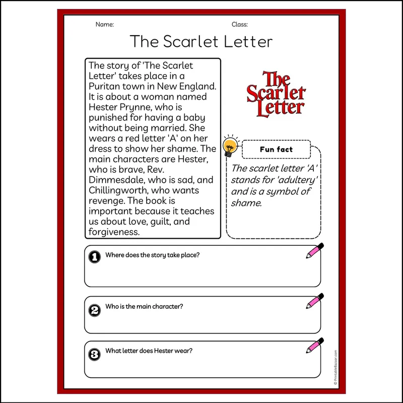 Scarlet Fever | Main Idea and Supporting Details Reading Passage and ...